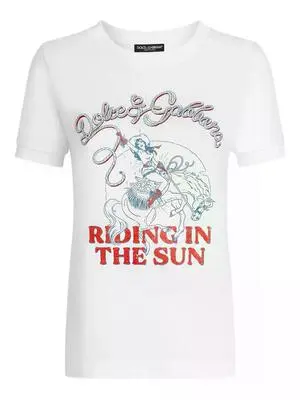 Dolce & Gabbana Graphic Print T-shirt - White