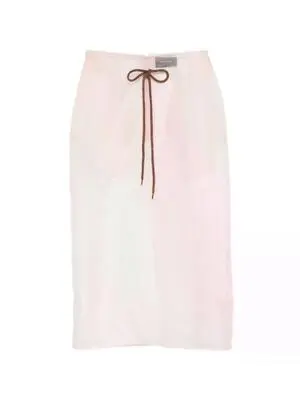 Simone Rocha Column Midi Skirt - Pink