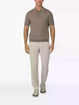 Boggi Milano Elasticated Technical Trousers - Neutrals