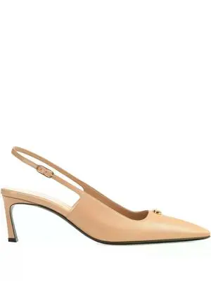 SERGIO ROSSI Square-toe Slingback Pumps
