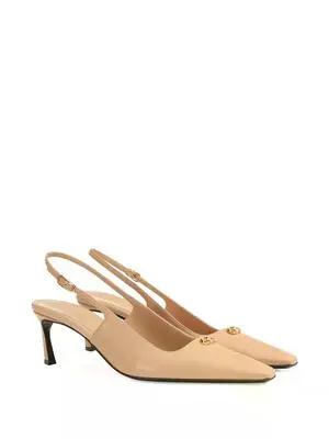 SERGIO ROSSI Square-toe Slingback Pumps
