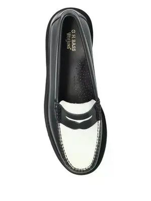 G.H.BASS Weejuns Step Penny Loafers - Black