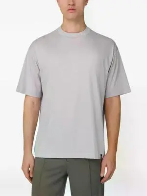 Boggi Milano T-shirt With S-cafè® Yarn - Grey