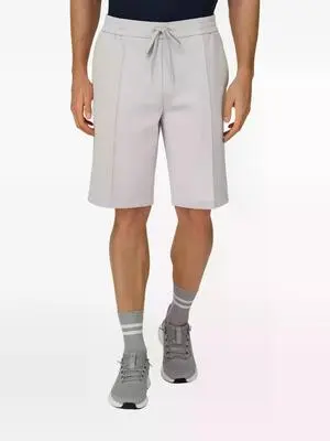 Boggi Milano Drawstring Patch Pocket Bermuda Shorts - Grey