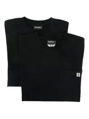 Dsquared2 Inside Out Loose Fit T-shirt Twin Pack