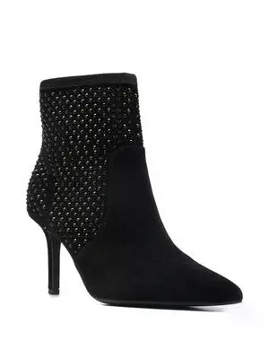 Kurt Geiger Kensington Crystal-embellished Ankle Boots