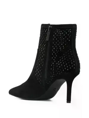 Kurt Geiger Kensington Crystal-embellished Ankle Boots