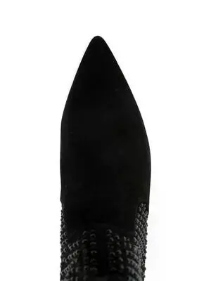 Kurt Geiger Kensington Crystal-embellished Ankle Boots