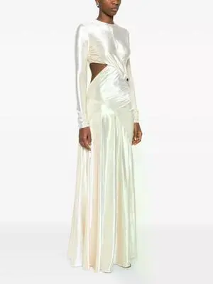 Rabanne Draped Velvet Gown