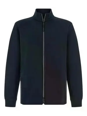 Boggi Milano Zip Pocket Sweater - Blue