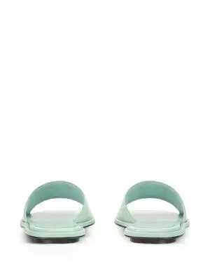SERGIO ROSSI Surge Flat Sandals - Blue