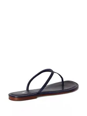 Polo Ralph Lauren Logo-debossed Thong Sandals - Blue