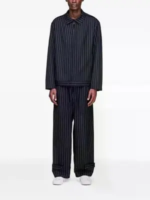 Y3 Pinstripe Drawstring Trousers