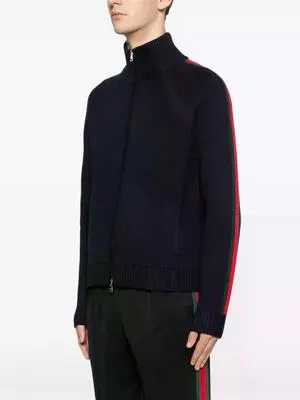Gucci Striped Zip-up Cardigan