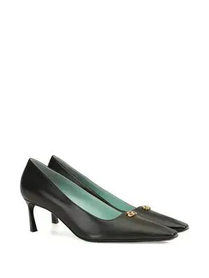 SERGIO ROSSI Logo-plaque Pumps