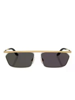 Dolce & Gabbana Geometric-frame Sunglasses - Gold