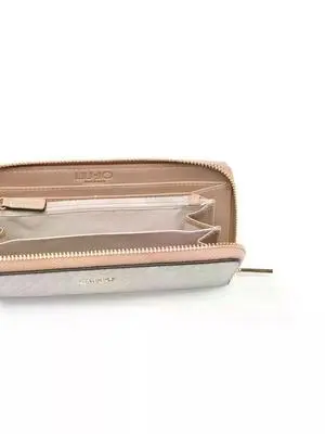 Liu Jo Large Monogram Zip Wallet - Neutrals