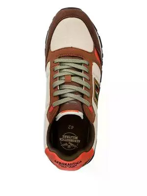 AERONAUTICA MILITARE Embroidered Sneakers