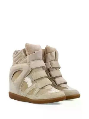 Isabel Marant Étoile Bekett Wedge Sneakers - Neutrals
