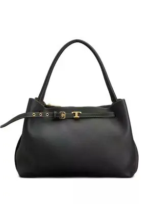 TOD'S T Timeless Buckle Tote - Black