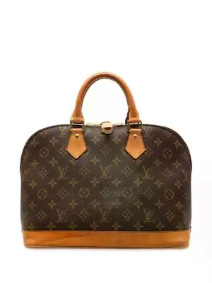 LOUIS VUITTON 2002 Monogram Alma Pm Handbag - Brown