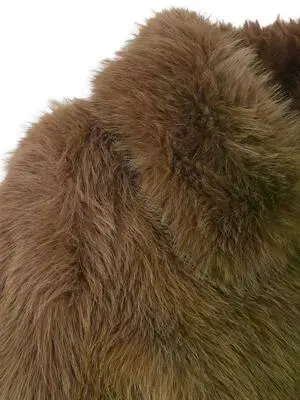 THE FRANKIE SHOP Hope Fur Jacket - Brown