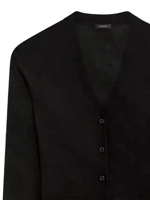 JOSEPH V-neck Button-fastening Cashmere Cardigan