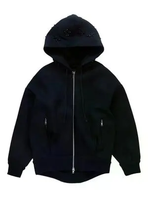 Simone Rocha Hooded Zip-up Bomber Jacket