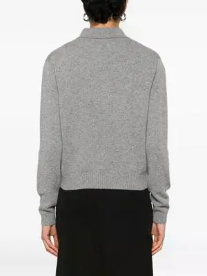 Givenchy Long-sleeve Knitted Polo Top
