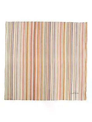Paul Smith Signature Stripe Pocket Square - Neutrals