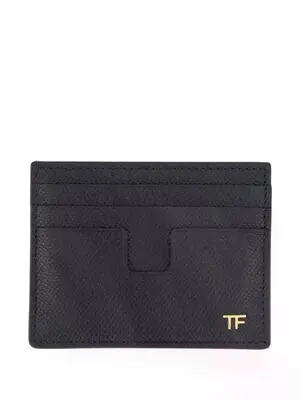 TOM FORD Logo-detail Card Holder - Black