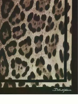 Dolce & Gabbana Leopard-print Scarf