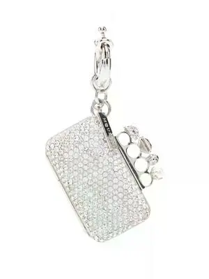 Alexander McQueen Micro-clutch Charm - Silver