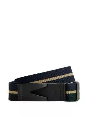 TOD'S Striped Belt - Blue