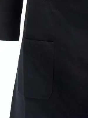 Max Mara Ere Half-zip Fastening Dress - Black