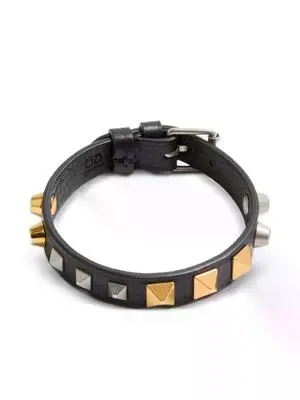 Valentino Garavani Gold Tone Bracelets For Men