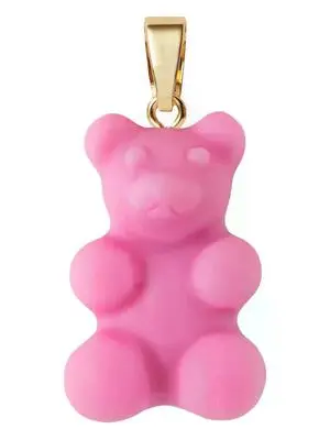 CRYSTAL HAZE Nostalgia Bear Necklace Pendant - Pink