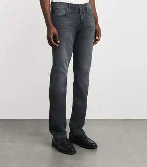 Paige Normandie Straight Leg Jeans - Grey