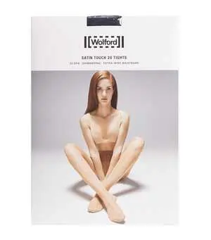 Wolford Satin Touch 20 Comfort Tights - Navy