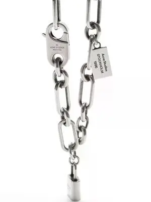 Acne Studios Padlock Chain Necklace