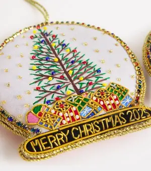 TINKER TAILOR Christmas Morning Globe Tree Decoration