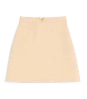 Valentino Garavani Virgin Wool-blend Tweed Mini Skirt