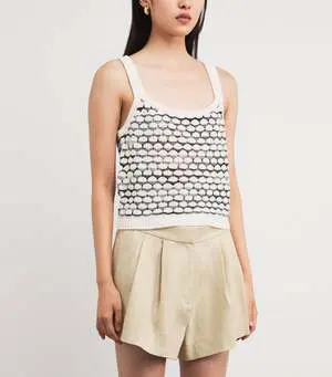 Missoni Cashmere-blend Mesh Tank Top