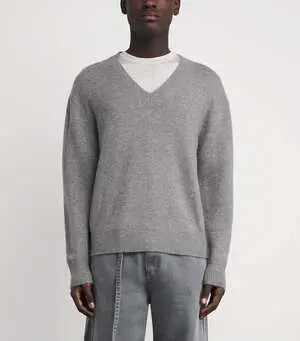 Officine Générale Cashmere V-neck Sweater