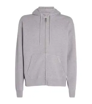 JW Anderson Cotton Zip-up Hoodie - Navy