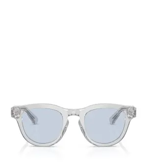 Burberry Acetate Be4477 Phantos Sunglasses - Grey