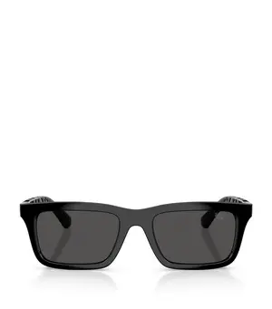 Burberry Rectangle Sunglasses - Black