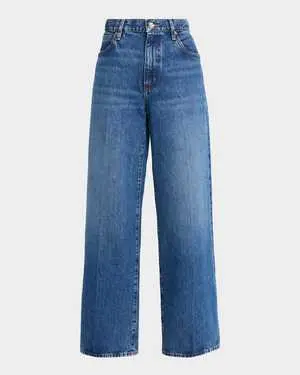 FRAME The Stroll Wide-Leg Jeans - Partridge