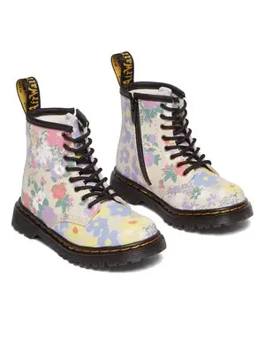Dr. Martens Floral Lace Up Boots