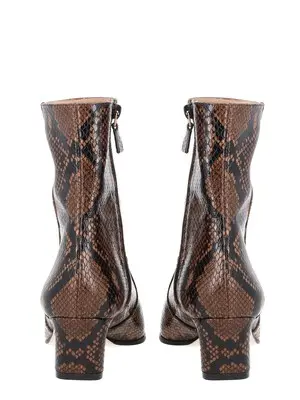 STUART WEITZMAN Stassi Zipper Boot - Brown